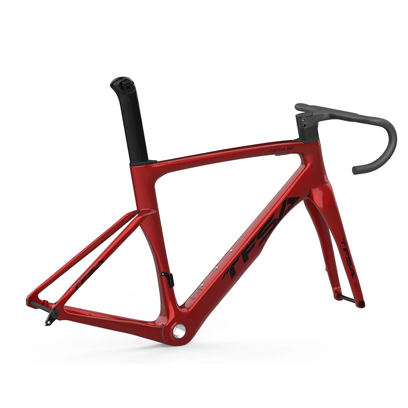 Aero Road Bike Carbon Frame Customizable Color Bicycle Frame for ...