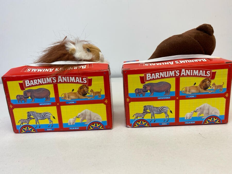 BARNUM'S ANIMALS ANIMAL CRACKERS PLUSH BEAR AND LION | eBay