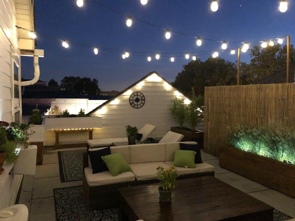Brightech Ambience Pro Solar Powered Outdoor String Lights -27 ft ...