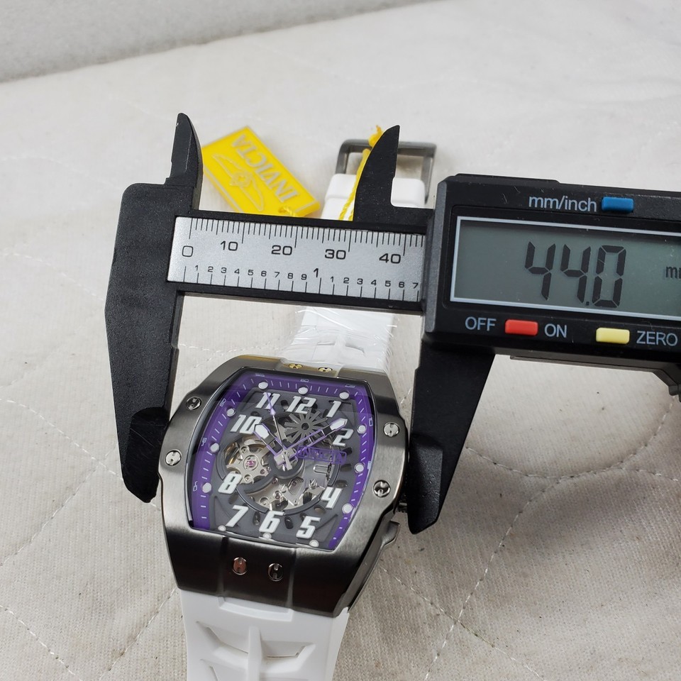 INVICTA S1 RALLY DIABLO 44895 AUTOMATIC PURPLE SKELETON AUTOMATIC MEN'S ...