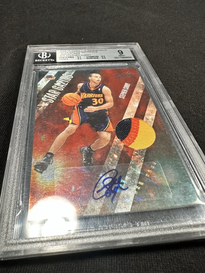 Stephen Curry Abs. Memorabilia #10 Materials /25 Rc Auto RARE⭐️ | eBay