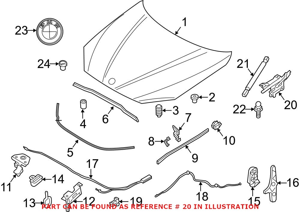 Genuine+BMW+OEM+41002993149+Left+Engine+Hood+Hinge for sale online | eBay