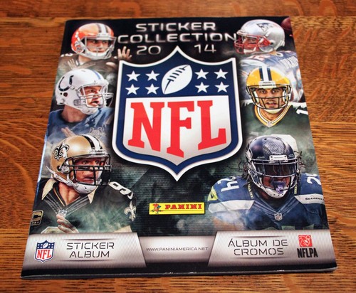 2014 Panini NFL Football Sticker Collection Album ~ Completed Attached ...