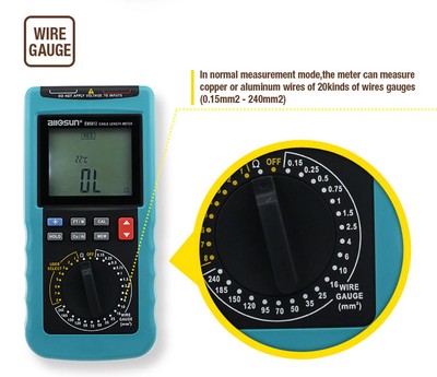 Cable Wire Length Meter Digital Electric Cable Tool Resistance Tester ...