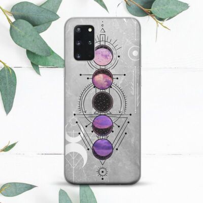 Astrology Moon Phase Purple Case For Samsung Note 20 S10 S20 S21 S22 ...