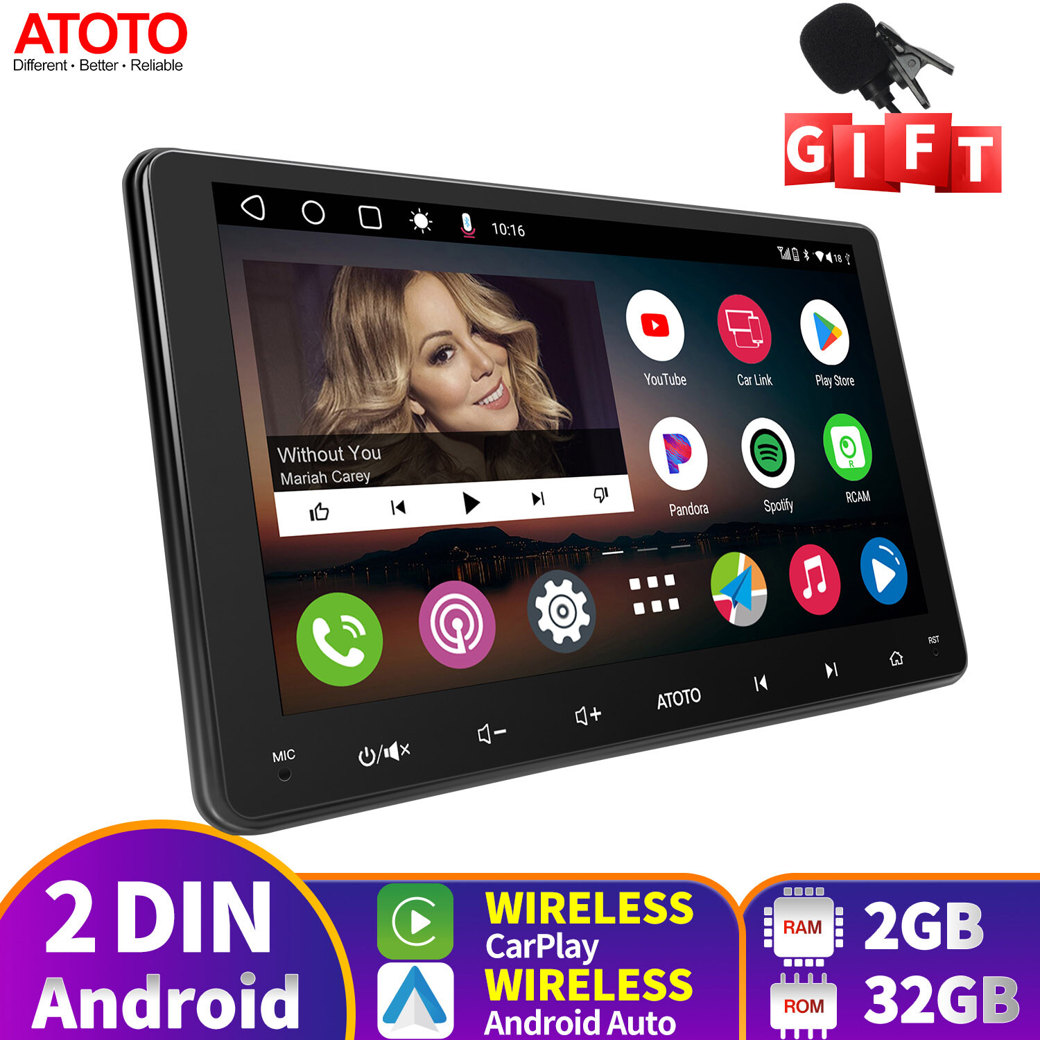宅配便送料無料 9インチ ATOTO A6 PFダブルDIN Androidカーステレオ setonda.com