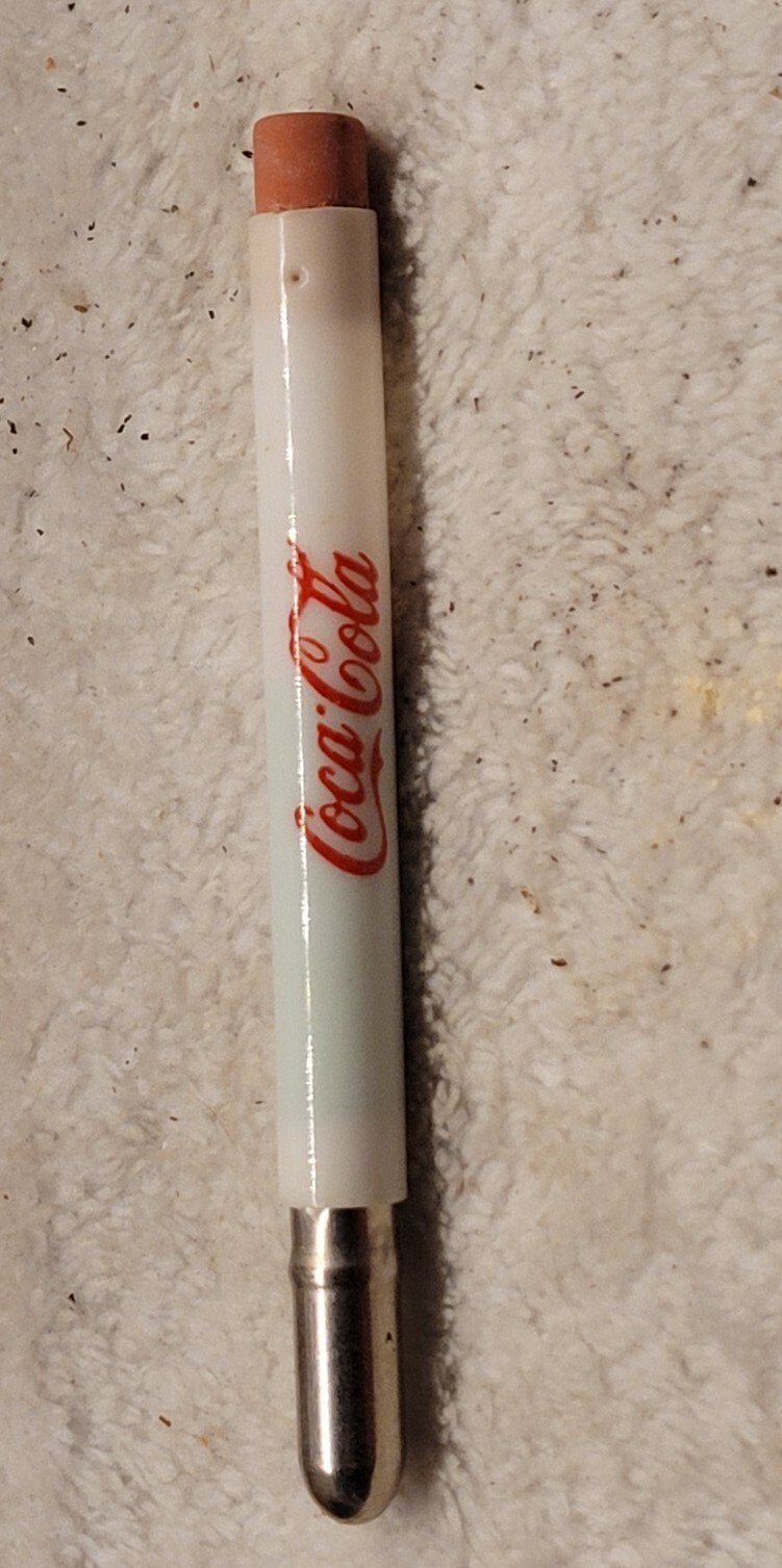 VINTAGE COCA COLA SODA POP OLD COKE BULLET PENCIL COKE ADVERTISING NICE ...