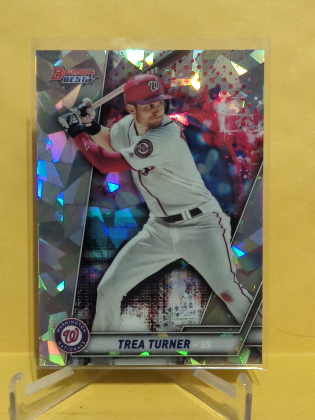 2019 Bowman's Best Atomic Refractors #48 Trea Turner | eBay