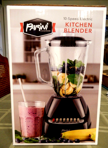 Parini Kitchen Blender 10 Speed Electric 6 cup Capacity 105579-1 New In ...