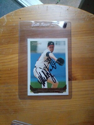 1993 Atlanta Braves Mike Stanton Autographed Signed Topps Baseball Card ...