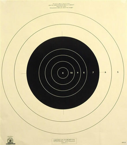MR-52 [MR52(P)] NRA Official 200 Yard Slow Fire High Power Rifle Target ...