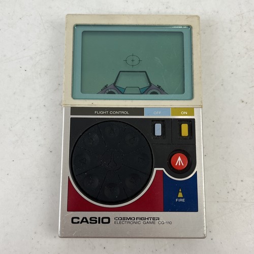 Vintage Casio Cosmo Fighter Electronic Handheld Game CG-110 1982 ...