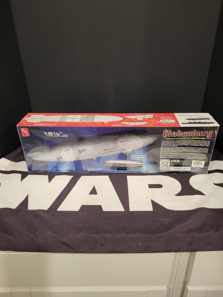 Hindenburg World's Largest Zeppelin 1:520 AMT Military Model Kit MIB ...