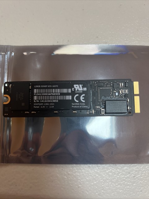 Apple SanDisk SSD 128gb SDNEP 655-1837c for MacBook Air A1466 2013 ...