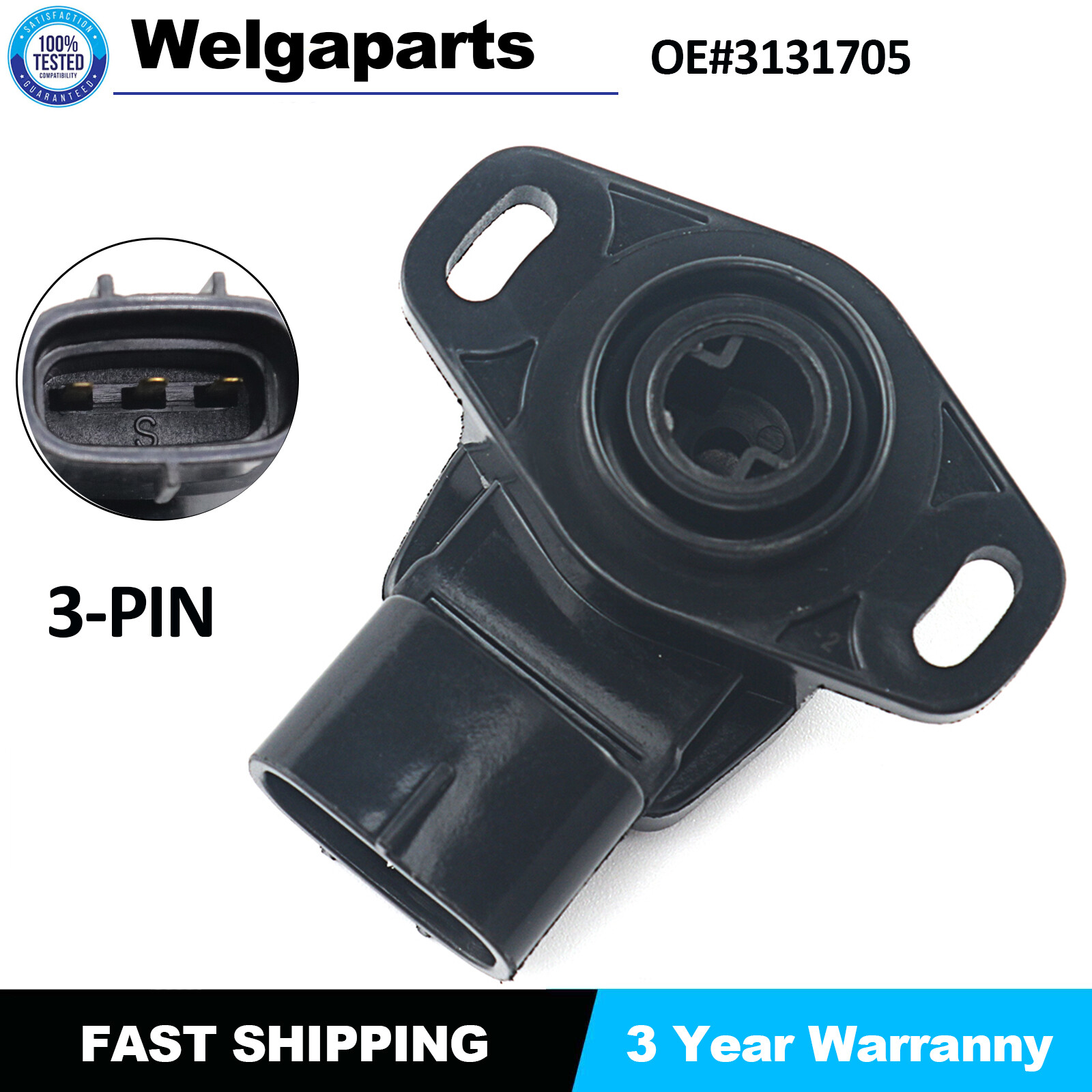 TPS Sensor 3131705 for 06-15 Polaris Ranger Ace Sportsman 500 4x4 XP ...