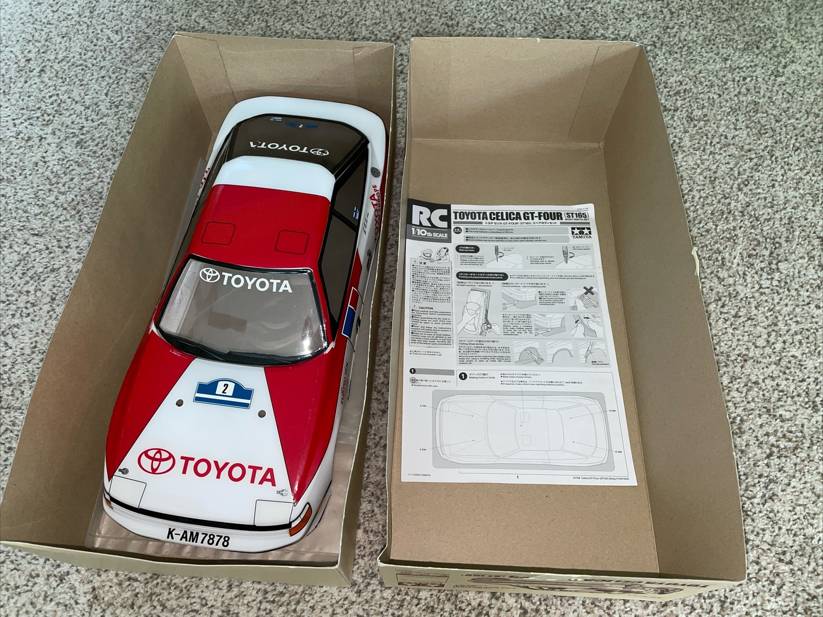 Tamiya Toyota Celica GT-4 painted Body Set 51708 TT01/TT02/TA01 | eBay