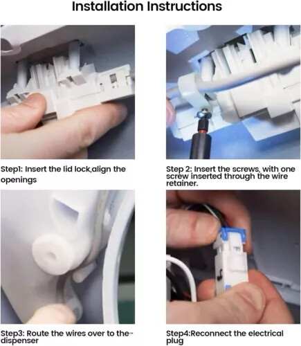 Lid Lock & Switch for Samsung WA45M7050AW WA400PJHDWR WA48J7770AP ...