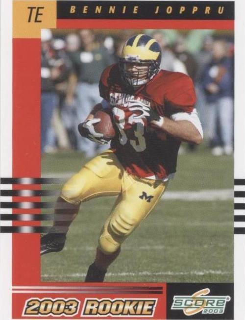 2003 Score - 2003 Rookie Bennie Joppru #309 (RC) for sale online | eBay