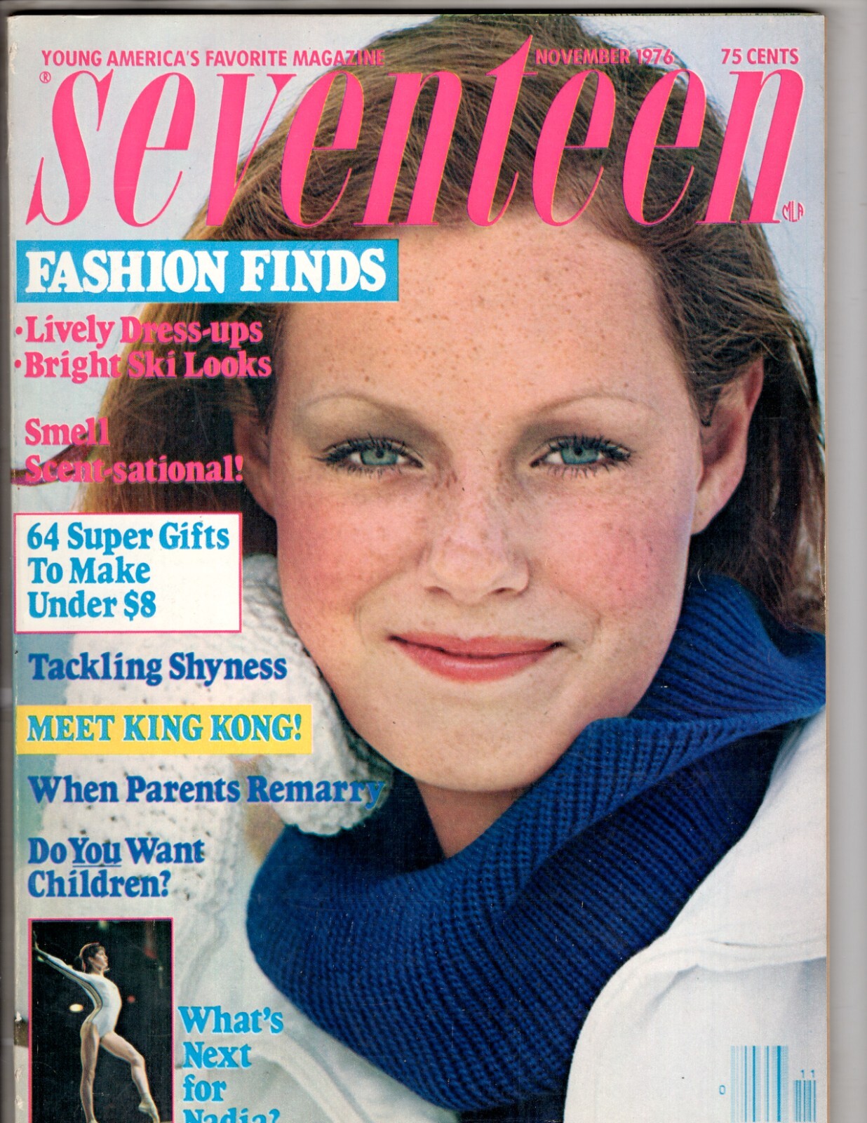 VIntage Seventeen Magazine November 1976 Sarah Forristal NADIA COMANECI ...