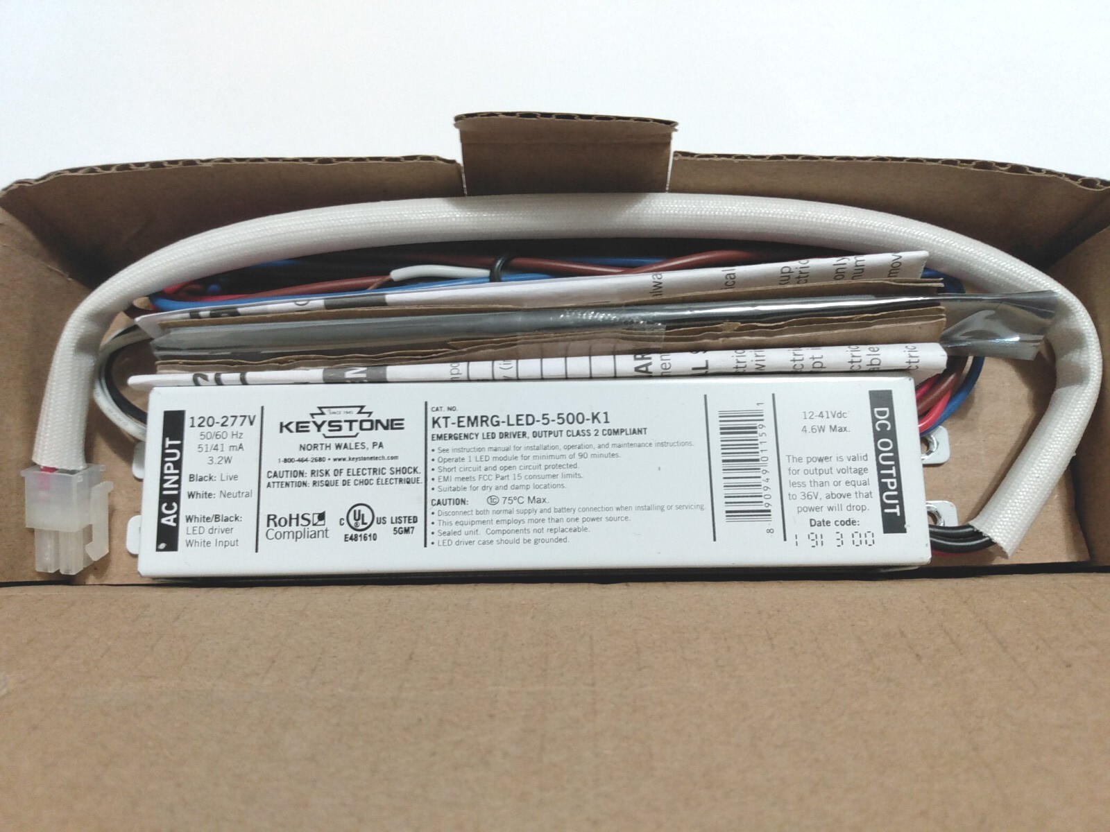 Keystone+LED+Emergency+Back-Up+Driver+Kit+%28KT-EMRG-LED-5-500-K1%29 ...