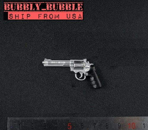 1/6 Agent Black Silver Revolver Weapon Pistol Gun For 12'' Hot Toys ...
