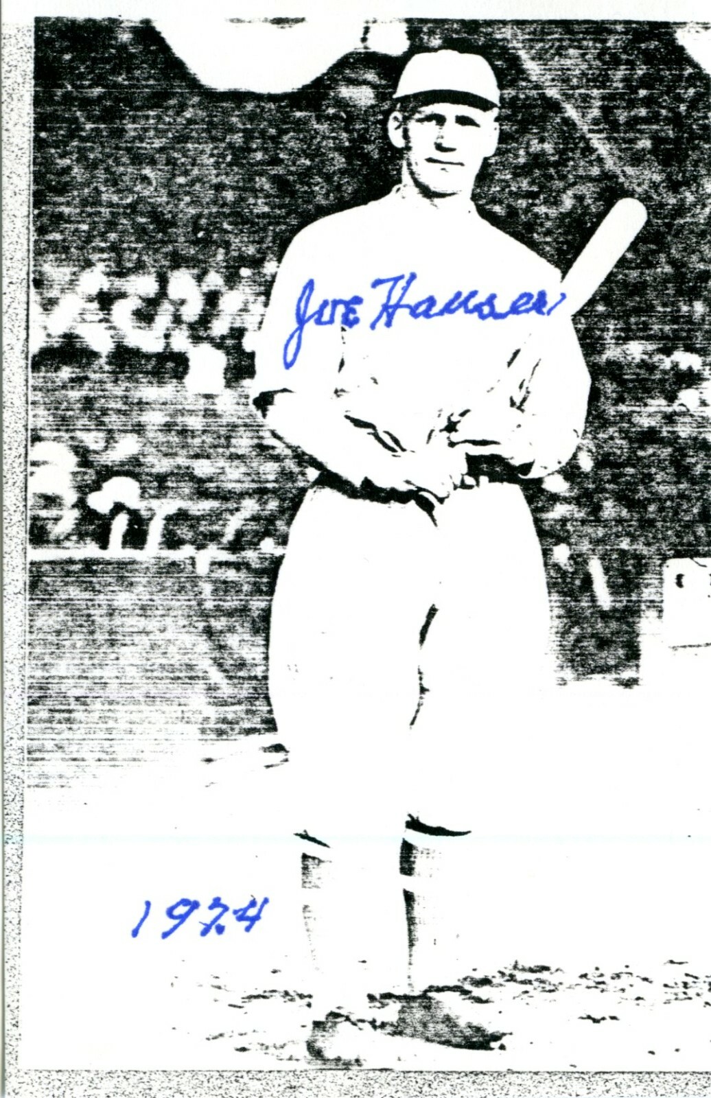 JOE HAUSER Philadelphia Athletics Cleveland Indians AUTOGRAPHED PSA/DNA ...