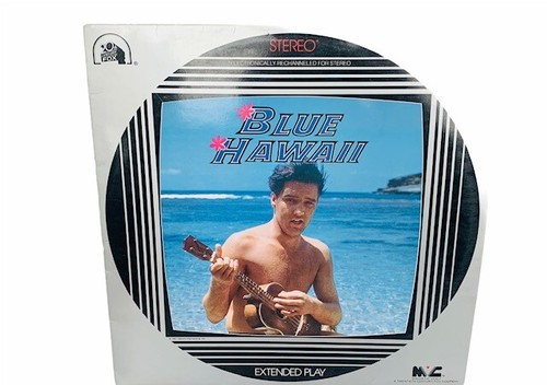 Laser Disc vtg laserdisc case cover 12" movie 1981 Elvis Presley Blue ...