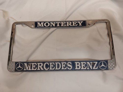 Mercedes-Benz of Monterey, California Car Dealer Metal License Plate ...