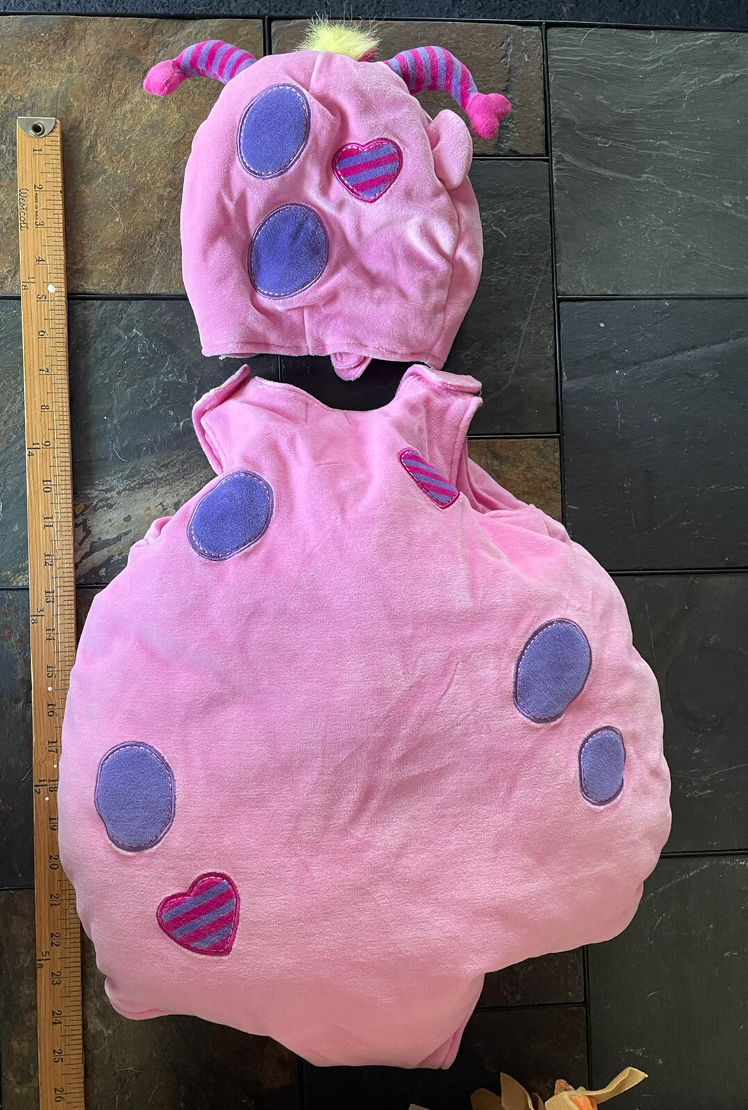 pink plush love bug costume 6-12mo from Happy Hallowe… - Gem