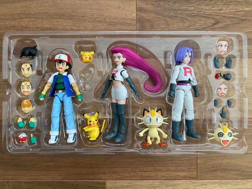 S.H.Figuarts Satoshi & Team Rocket soul web store Limited Pokemon ...