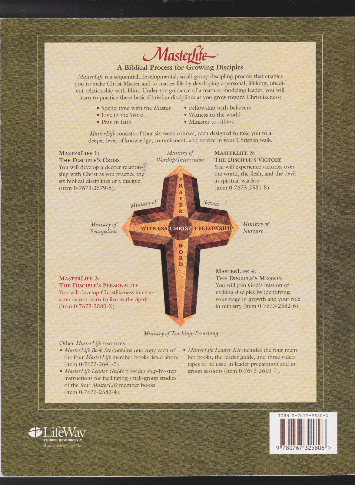 MasterLife Bk. 2 : The Disciple's Personality by Avery T. Willis Jr ...