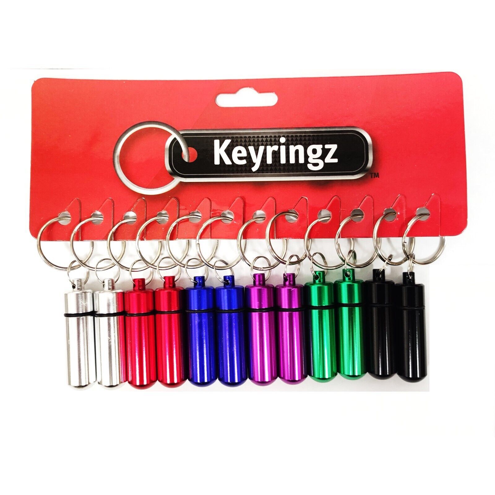 Pill Box Medicine Holder Drug Keychain Container Keyring Tablets Case ...