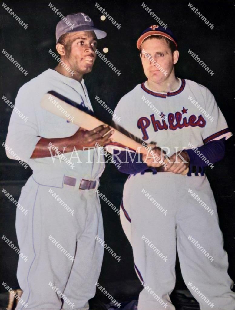 Jackie Robinson And Ben Chapman #42 Jackie Robinson And Phillies