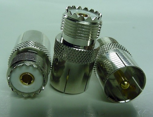 UHF Female (SO-239) To UHF Male Push On (PL-259) Quick Connect 16V ...
