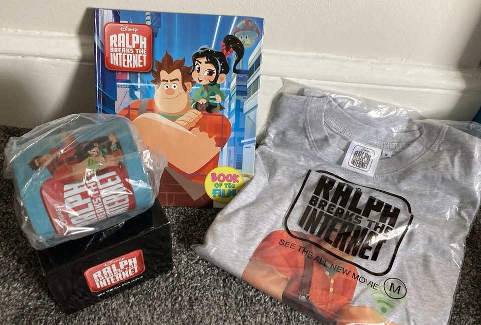 Disney - Wreck It Ralph 2 - Mug, T-shirt, Book Bundle | eBay UK