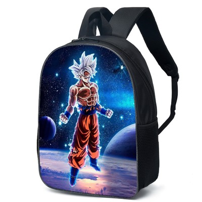 Dragon Ball Super Saiyan God Goku White Hair Student Backpack School ...