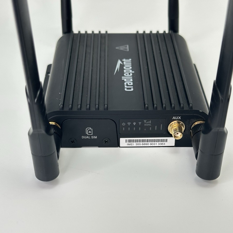 Cradlepoint IBR900-1200M-B LTE Router – 4 Antennas + PSU – Used, Tested ...