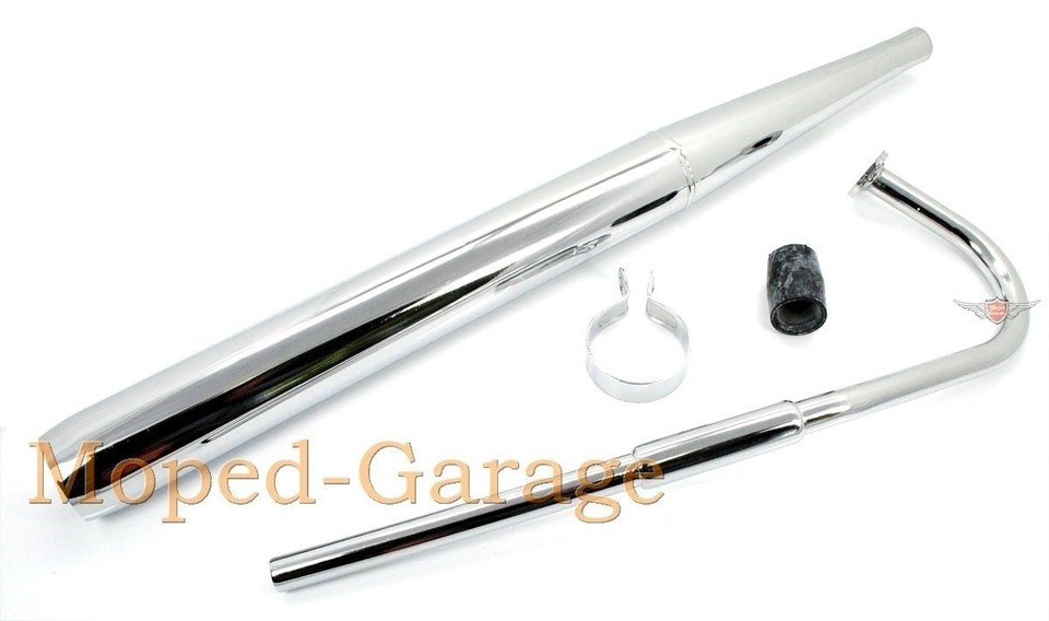 Auspuff Anlage 4 teilig Zündapp ZA ZD 10 ZR 10 20 30 Flansch Krümmer ...