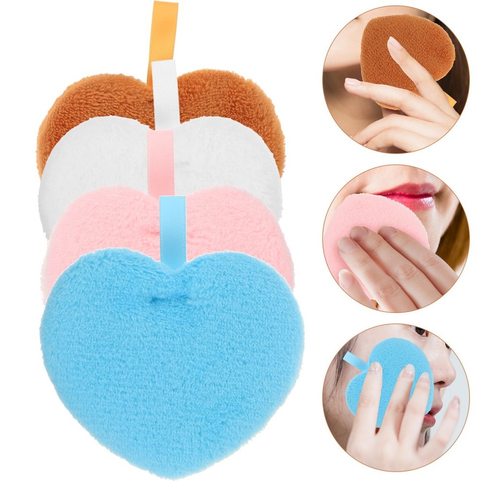 4Pcs Cotton for Makeup Skin-friendly Powder Female Makeup | eBay Australia