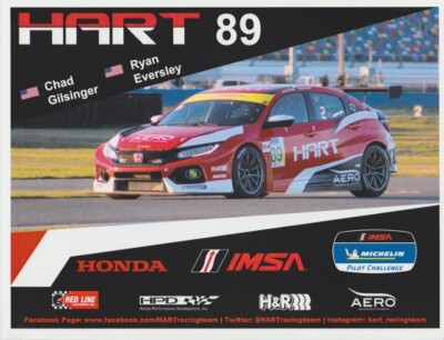 2019 Honda Of America Racing Team HART Civic Type R TCR IMSA MPC ...