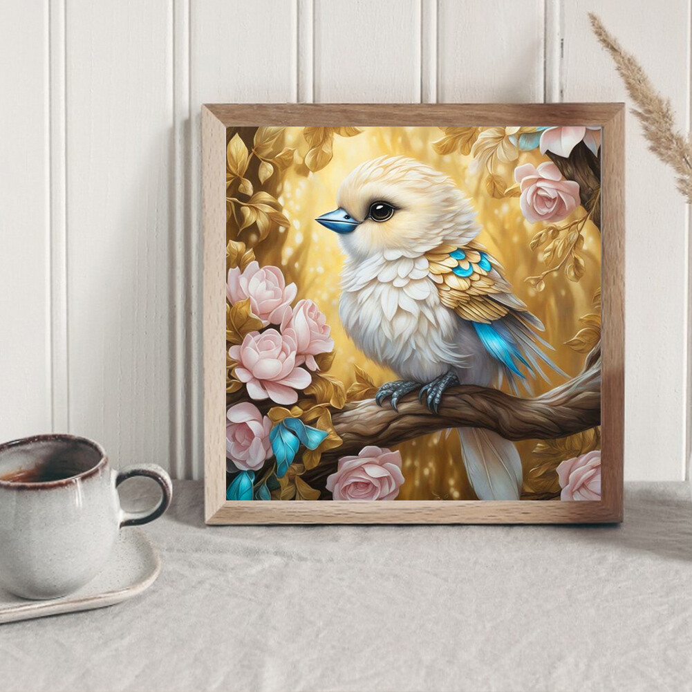 5D DIY Full Round Drill Diamond Painting Colorful Birds Kit Home Decor ...