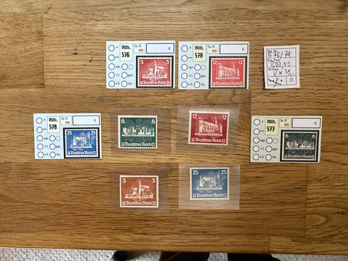Mi.No. 576-579 --rubber removed--€200.00 Michel | eBay
