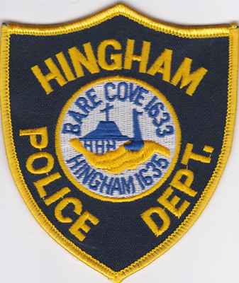 Hingham Massachusetts Police Department Iron-On Patch | eBay