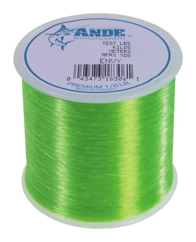 Ande A18-8Ge Premium Monofilament Fishing Line 1/8-Pound Spool 8-Pound ...
