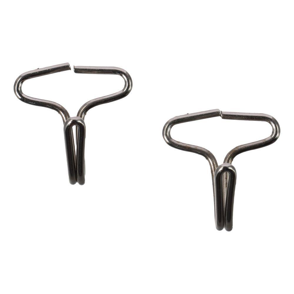 Silver Silver Hook Iron Ribbon Loop Clip Locking Clip Installation ...