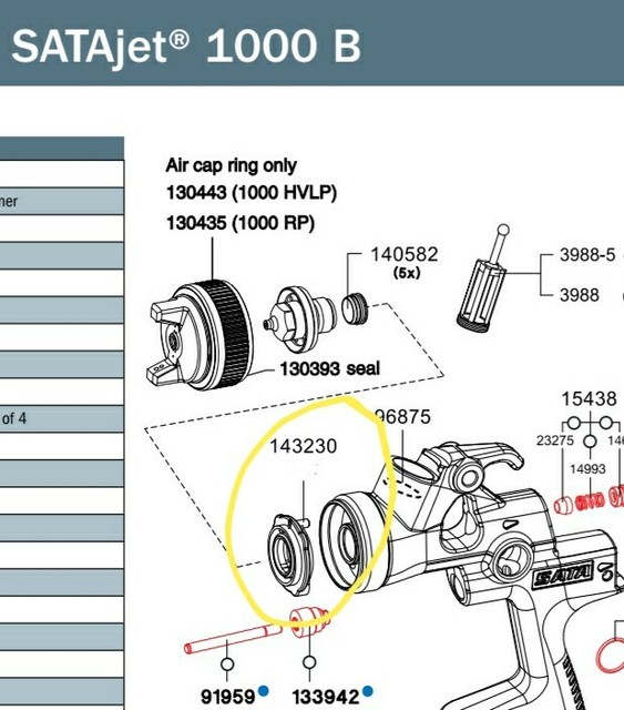 SATA 143230. Air Distribution Ring 100 B 1000b Individually for sale ...