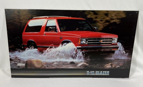 Original Chevy Dealer Showroom Cardboard Poster 1986 S10 Blazer | eBay