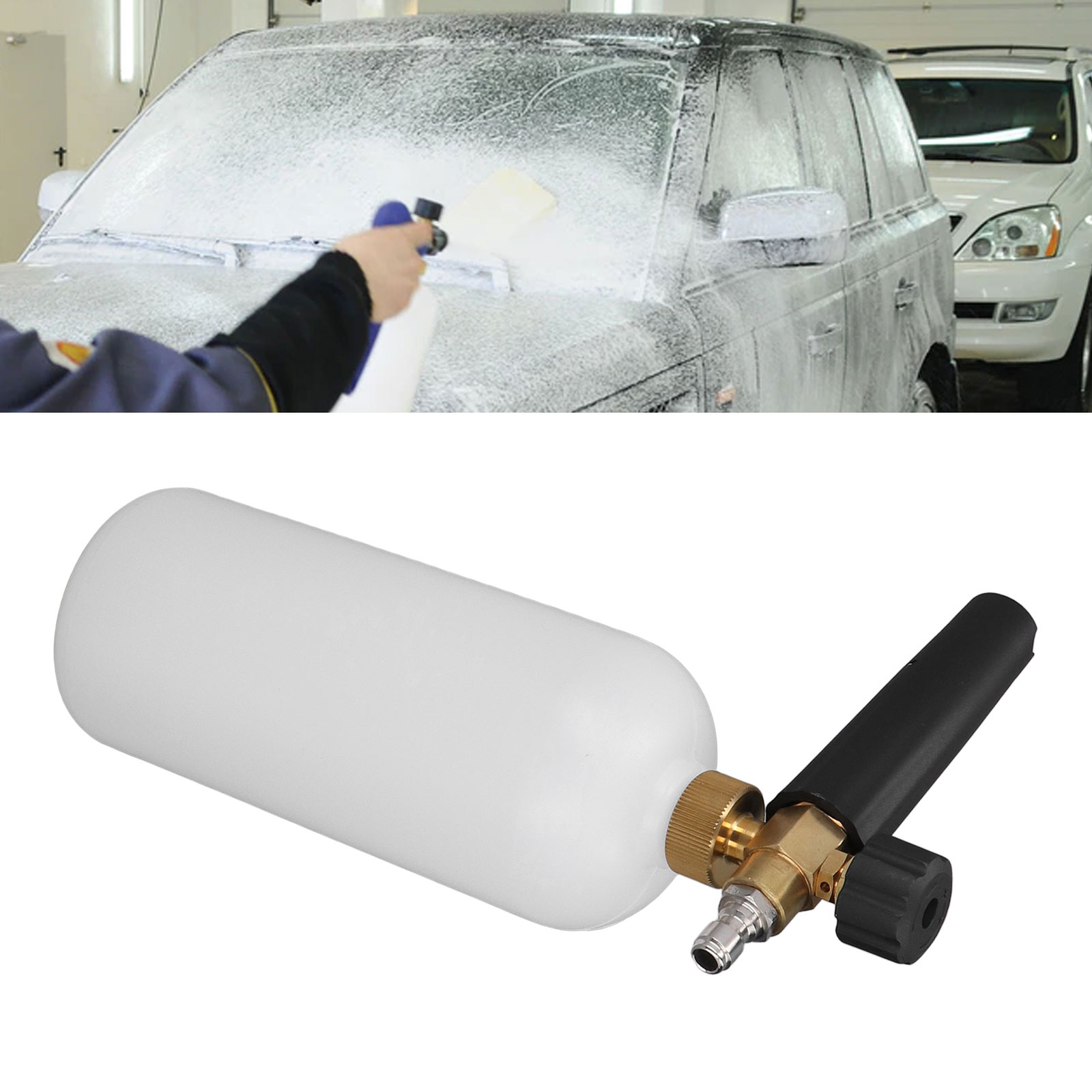 Foam Pot Maximum 4350PSI 1/4in NPT Quick Connector Pressure Car Washer ...