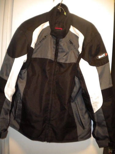 Motorcycle Jacket Bilt Mens Mesh Black Full Zip Biker , size "L" /with ...
