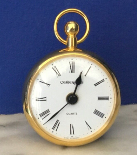 Pocket QUARTZ Gold Plated Watch, Table Stand, Alarm, 63mm Size 20. West ...